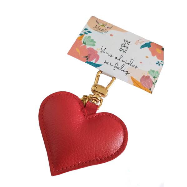 Llavero corazón - Marlaleathergoods